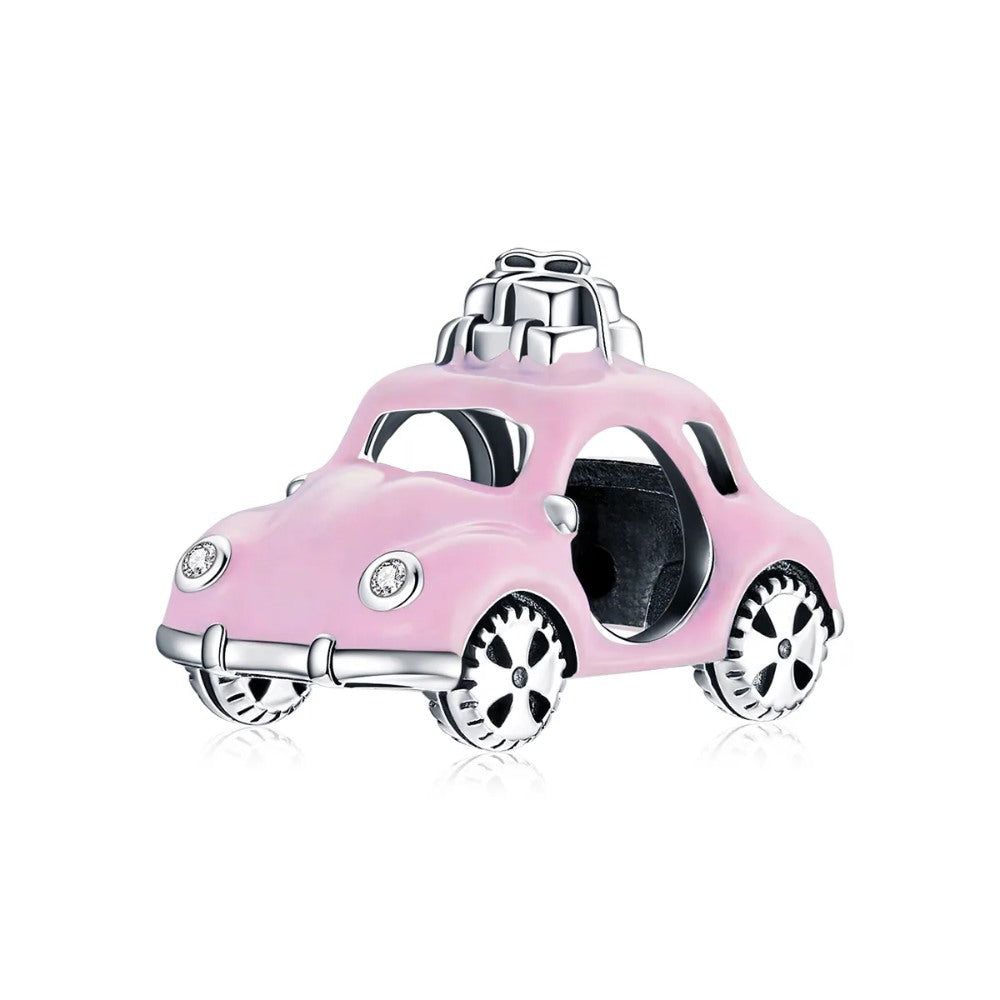 Pink Car 925 Silver Charm – Fathy Ibrahim - فتحي إبراهيم
