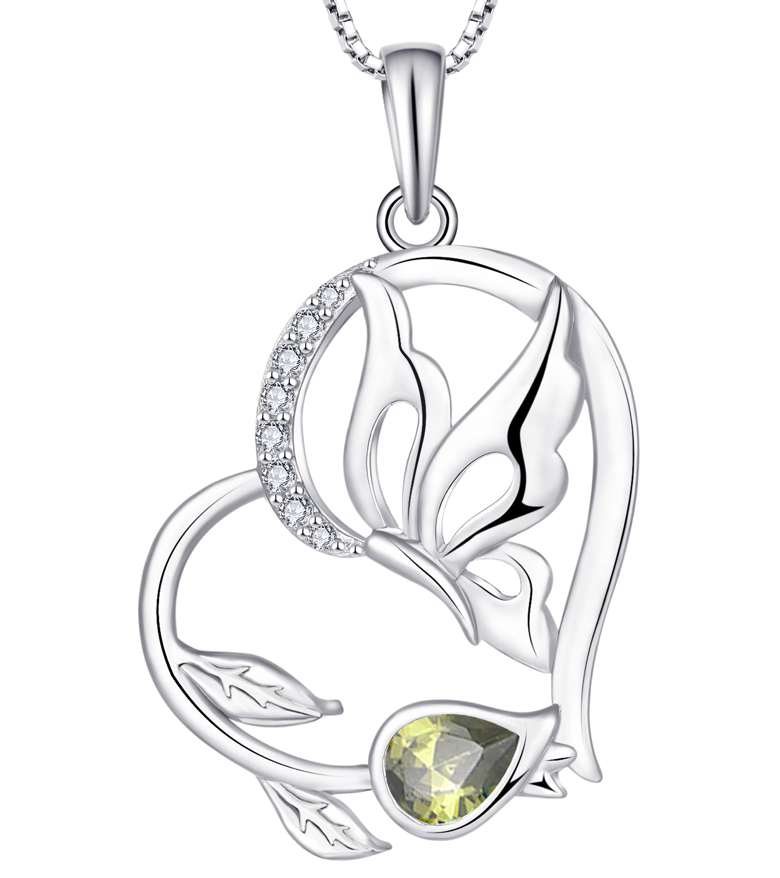 Flower branch necklace 925 silver women’s jewelry | Fathy Ibrahim ...